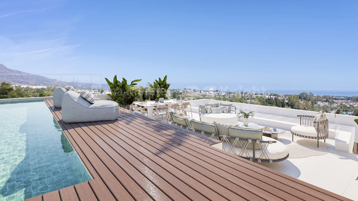 Aticos de estilo moderno en venta en Benahavis