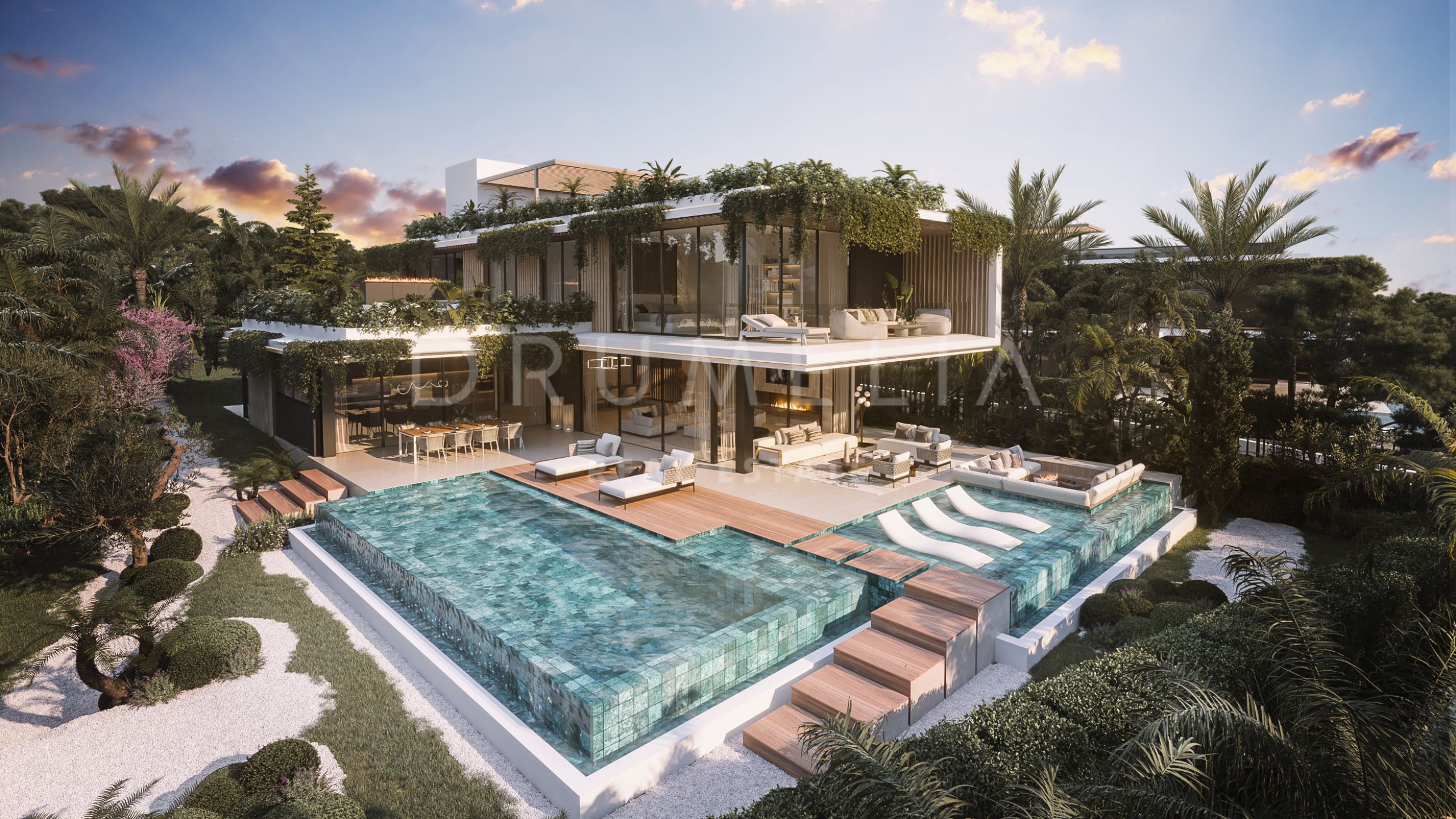 New impressive contemporary villa for luxurious lifestyle, Cascada de ...