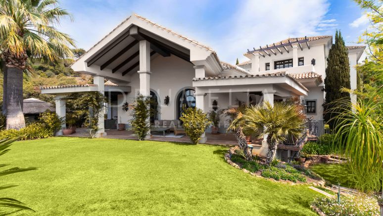 Verbazingwekkend luxe huis in klassieke stijl met panoramisch uitzicht ...