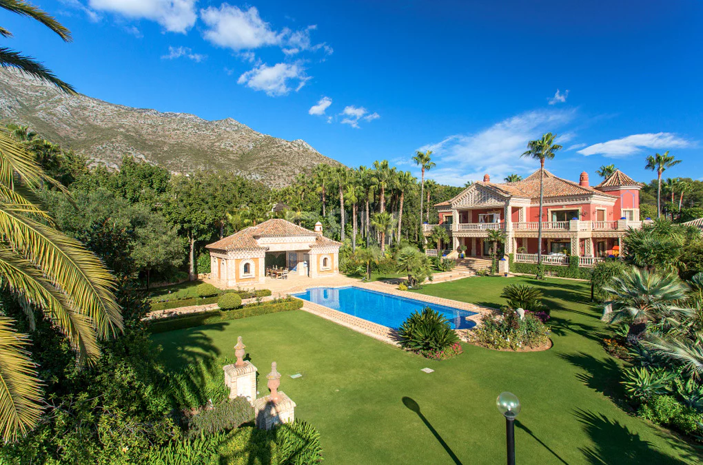 Grand Palatial Estate with Panoramic Sea Views Close to Sierra Blanca ...