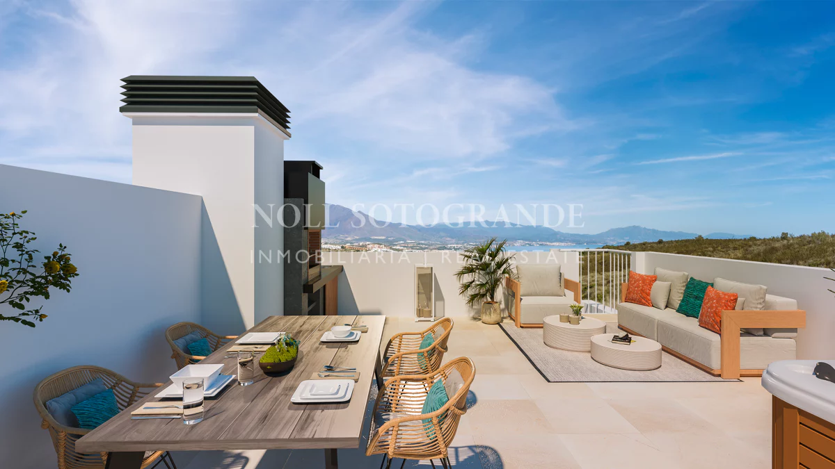 Propiedades con vistas al mar en venta en Manilva | Noll Sotogrande