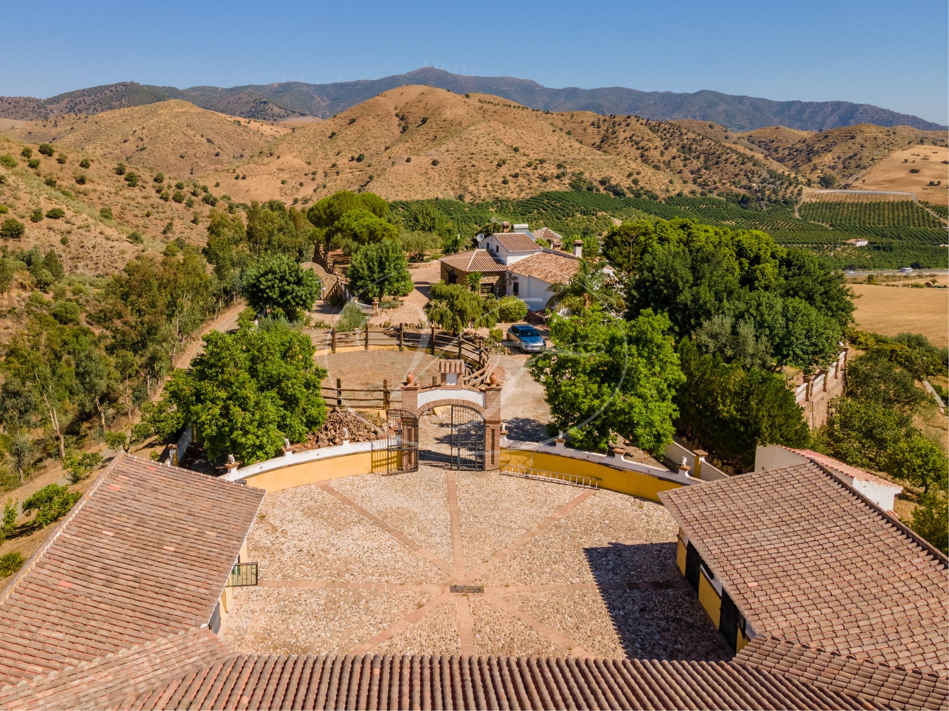 Large farm with stables, grazing land and olive grove, Casarabonela ...